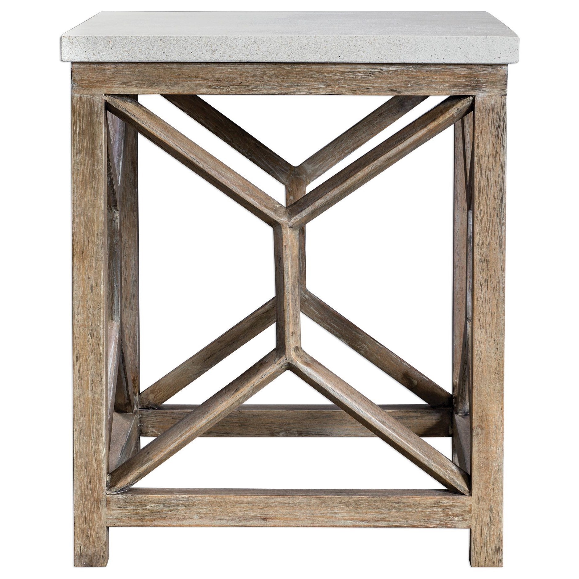 Uttermost Accent Furniture Occasional Tables UTTE 25886 Catali Stone End Table Jacksonville Furniture Mart Occ End Tables